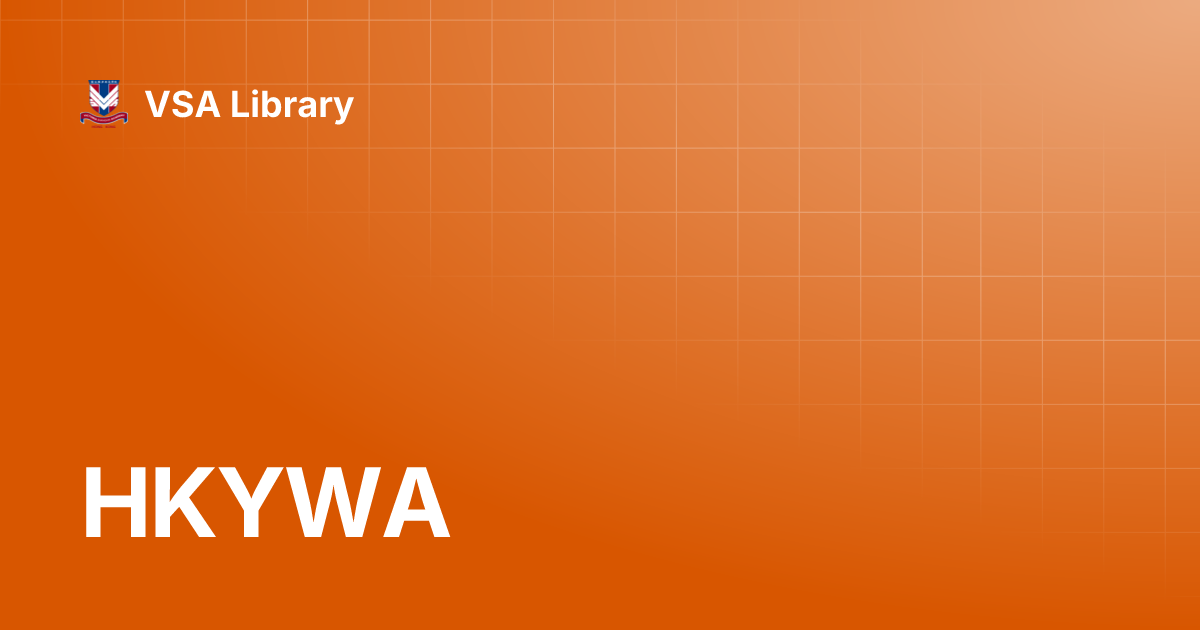 HKYWA | VSA Library